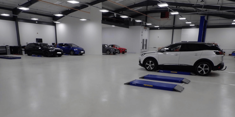 Key Features of Car Body Shop Lighting - IDES UK